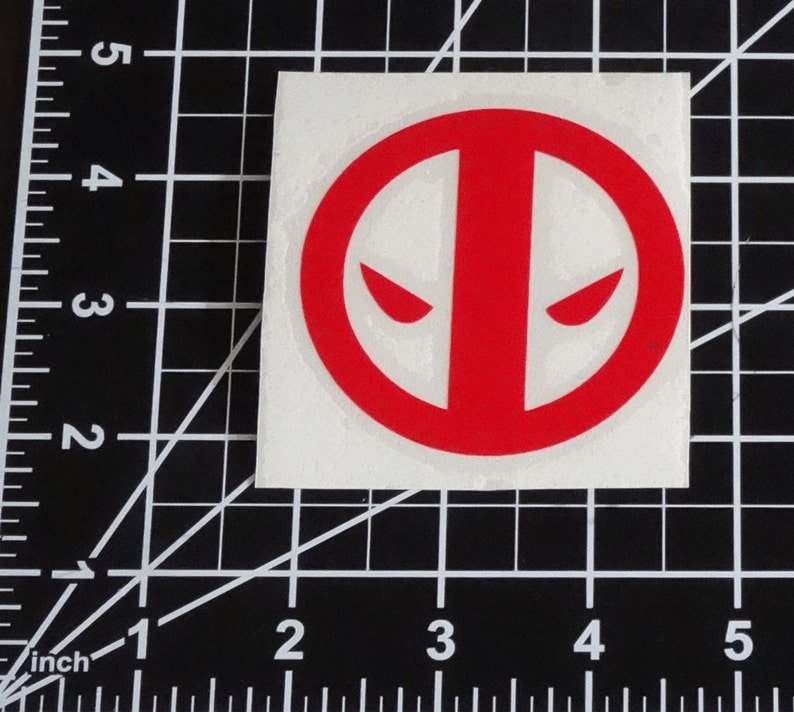 Deadpool Symbol Vinyl Decal Car Accessory Laptop Sticker or - Etsy