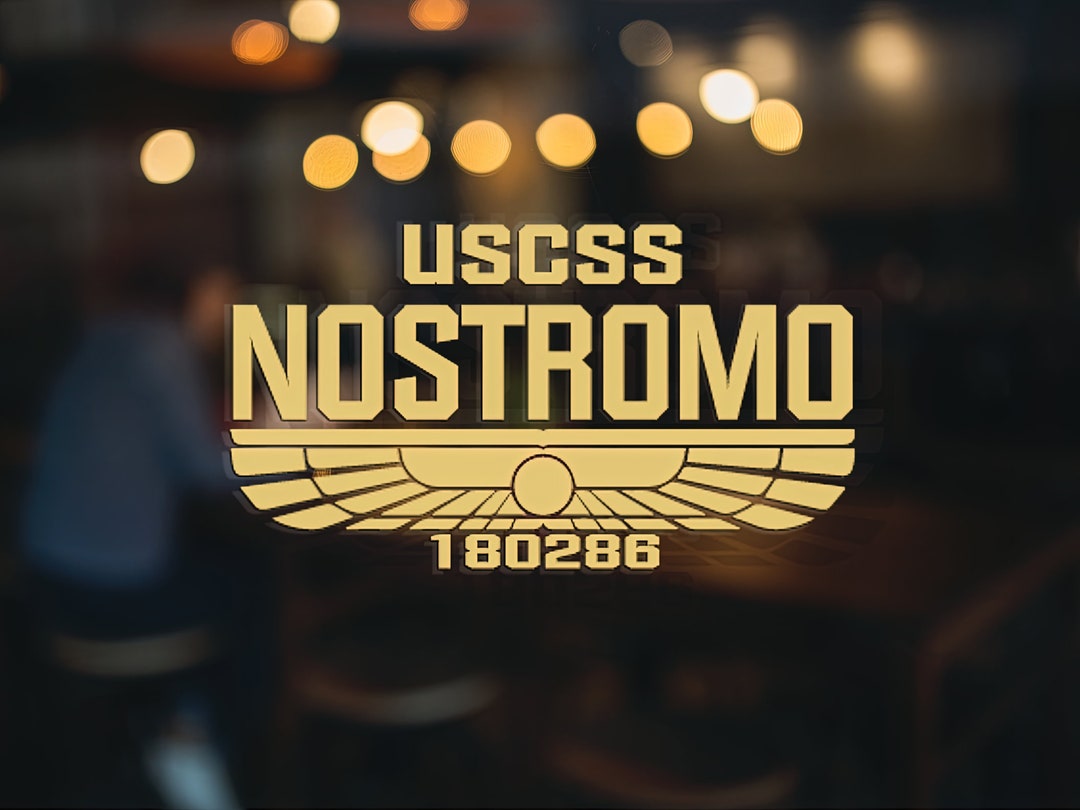 Alien / Aliens Movie USCSS Nostromo Emblem Vinyl Decal, Car Accessory ...