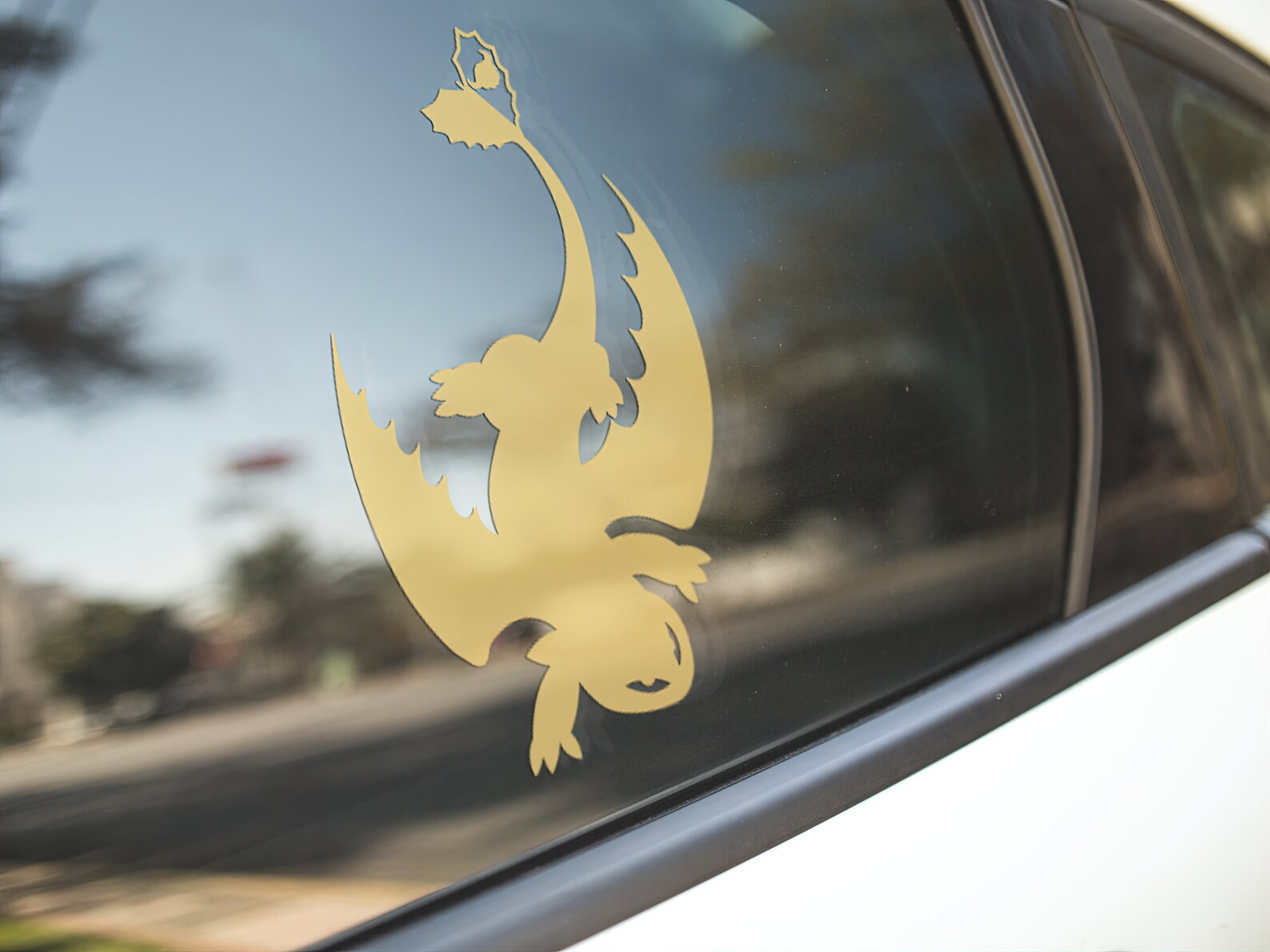 Toothless the Dragon Vinyl Decal Car Accessory Laptop - Etsy