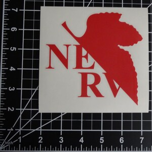 Neon Genesis Evangelion NERV Anime Vinyl Decal, Car Accessory, Laptop ...