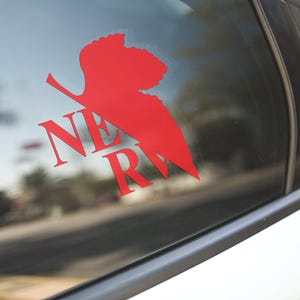 Neon Genesis Evangelion NERV Vinyl Decal, Anime Car Laptop Accessory - Etsy