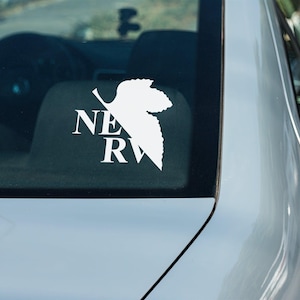 Neon Genesis Evangelion NERV Vinyl Decal, Anime Car Laptop Accessory - Etsy