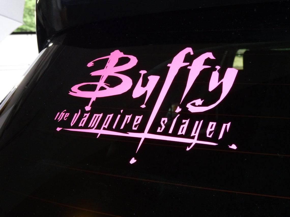 Buffy the Vampire Slayer Logo Vinyl Decal Multiple Colors | Etsy