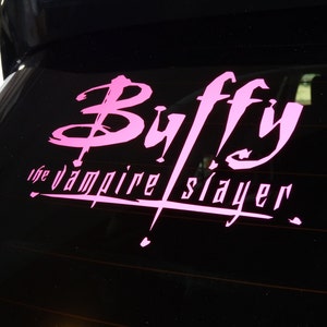Buffy the Vampire Slayer Logo Vinyl Decal, Car Accessory, Laptop ...