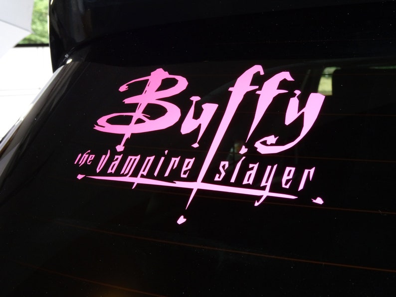 Buffy the Vampire Slayer Logo Vinyl Decal Multiple Colors | Etsy