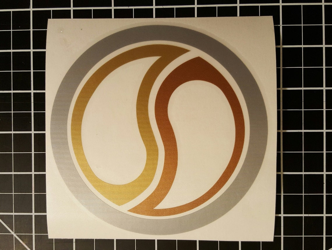 Xena Warrior Princess Super Chakram Three Tone Vinyl Decal | Etsy