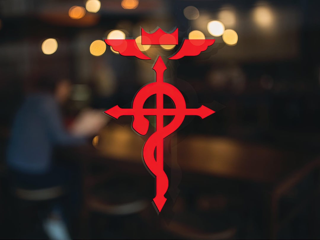 Fullmetal Alchemist Vinyl Decal: Fma Flamel Alchemy Symbol - Etsy