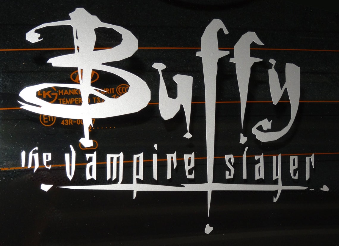 Buffy the Vampire Slayer Logo Vinyl Decal Multiple Colors | Etsy