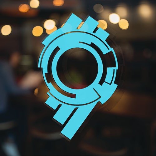 Ghost In The Shell Stand Alone Complex Laughing Man Logo Vinyl Etsy