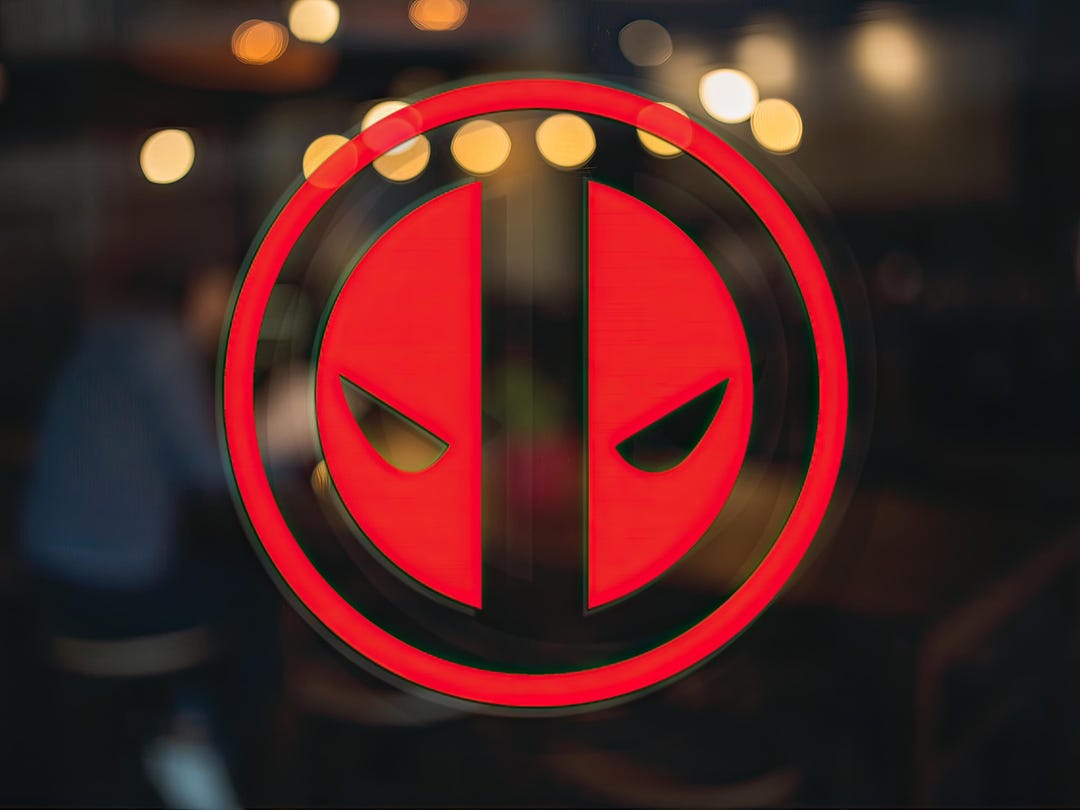 Deadpool Symbol (bold Style) Vinyl Decal, Car Accessory, Laptop Sticker ...
