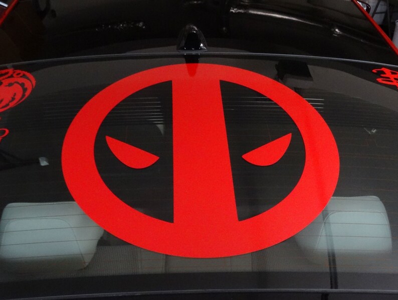 Deadpool Symbol Vinyl Decal Car Accessory Laptop Sticker or - Etsy