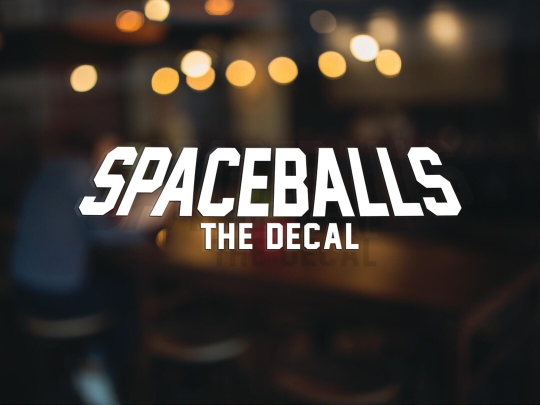 Spaceballs the Decal – Merchandising Edition Vinyl Decal, Car Accessory, Laptop Sticker or ...