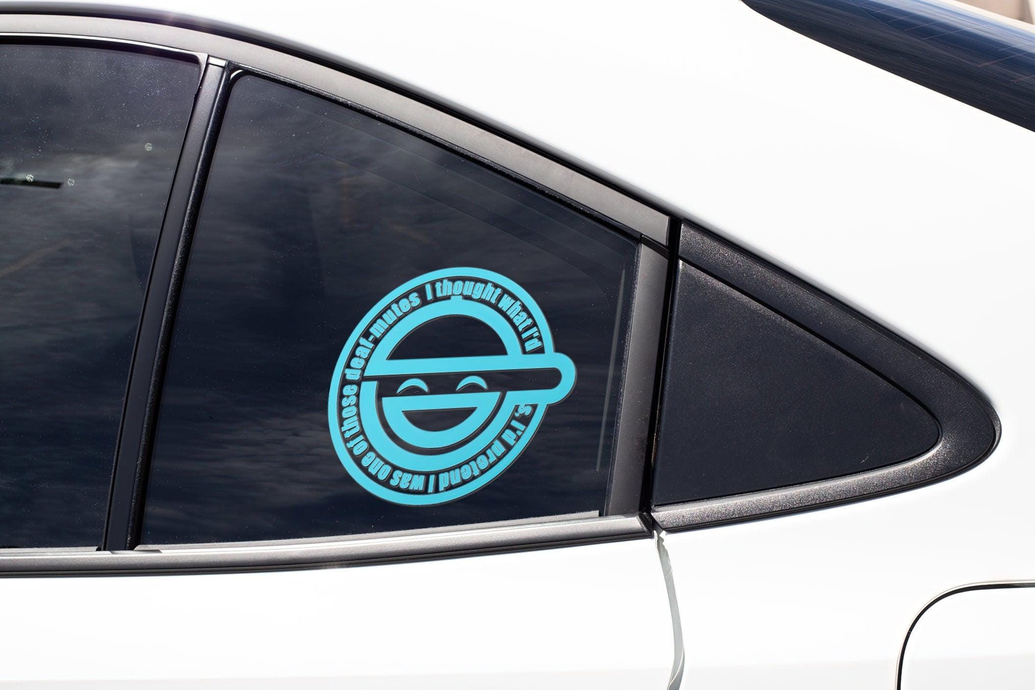 Laughing Man Logo Vinyl Decal - Ghost in the Shell Anime - Etsy UK