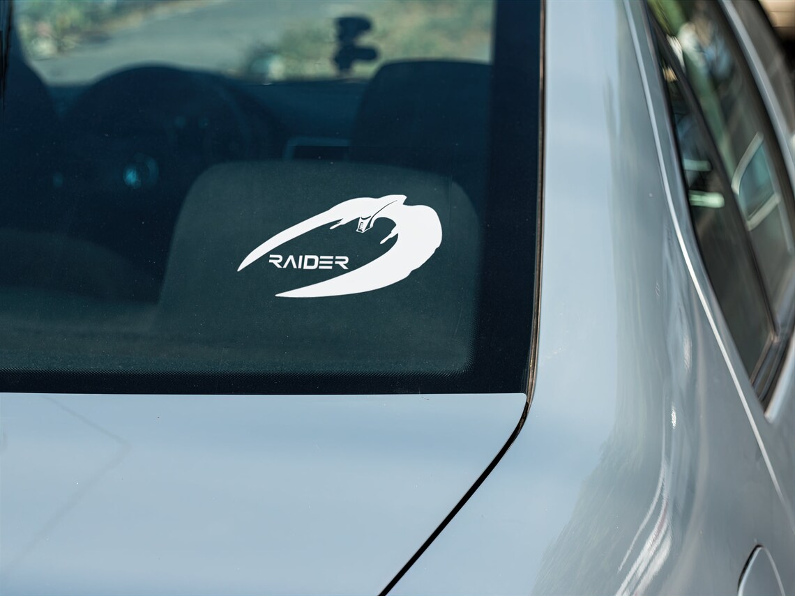 Battlestar Galactica Cylon Raider Vinyl Decal Car Accessory - Etsy