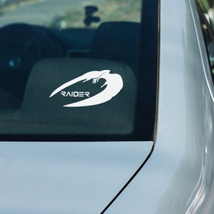 Battlestar Galactica Cylon Raider Vinyl Decal, Car Accessory, Laptop ...