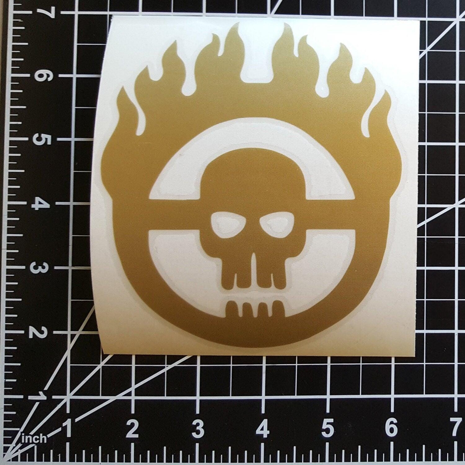 Mad Max Fury Road Skull Vinyl Decal: Car/laptop/instant Pot Sticker - Etsy