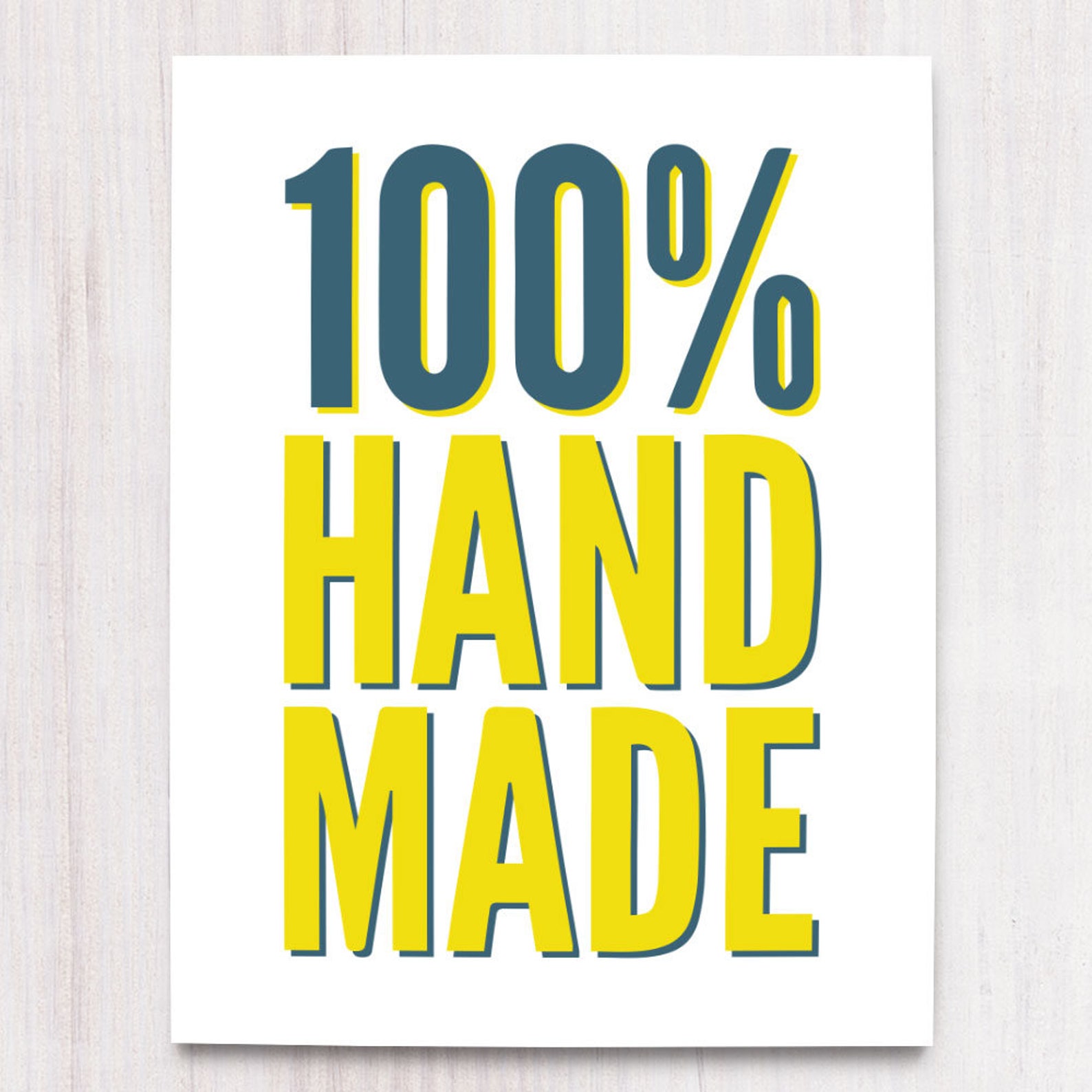 100 Percent Handmade, Support Artists, Printable Art, Wall Decor ...