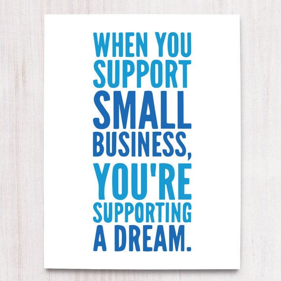 Shop Small Business Printable Art Wall Decor Instant - Etsy