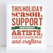 Support Artists, Printable Art, Wall Decor, Instant Download, Craft ...