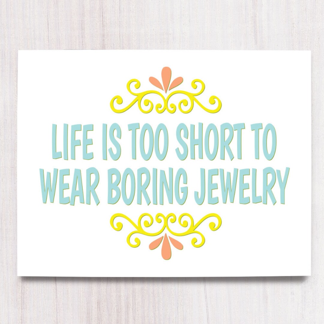 Life is Short, Printable Art, Wall Decor, Instant Download, Craft Show ...