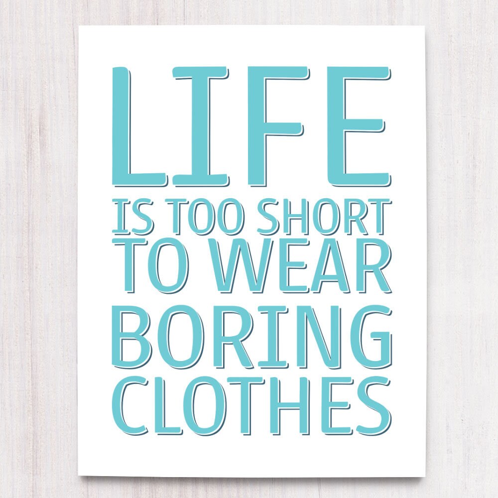Life is Too Short, Printable Art, Wall Decor, Instant Download, Craft ...