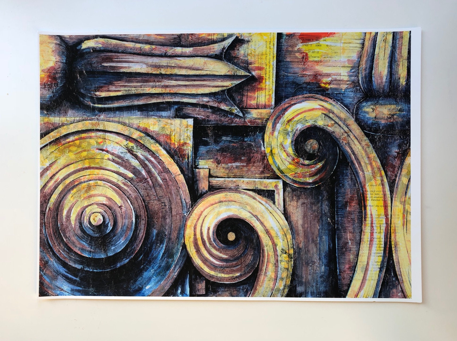 A2 Limited Edition Fragments by Justine Rykiel Giclée Print | Etsy