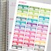 Planner Stickers Work Schedule Stickers | Etsy