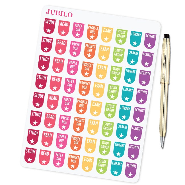 Planner Stickers School Reminders - Etsy