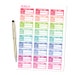 Planner Stickers - Calorie Tracker - Fits Erin Condren Vertical and the ...