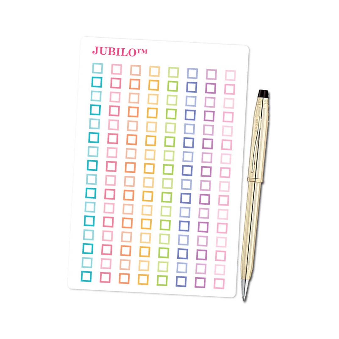 Square Bullet Points Planner Stickers Fits Any Planner - Etsy