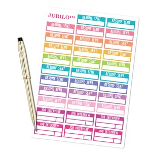 Resume Planner Stickers - Job Interview Planner Stickers - Fits Erin ...