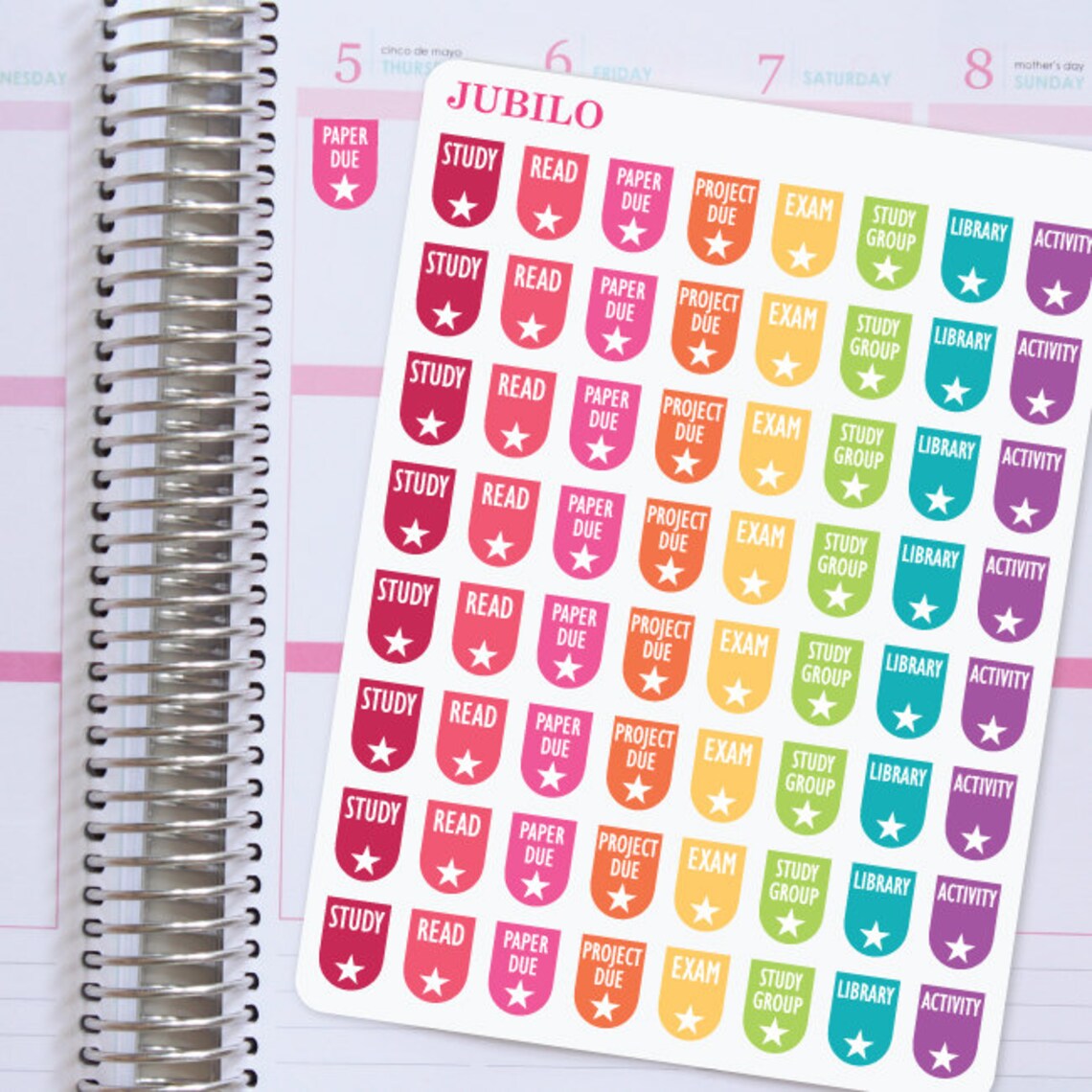 Planner Stickers School Reminders - Etsy