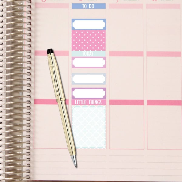 Planner Stickers Custom Headers Whisper/fits Erin Condren | Etsy