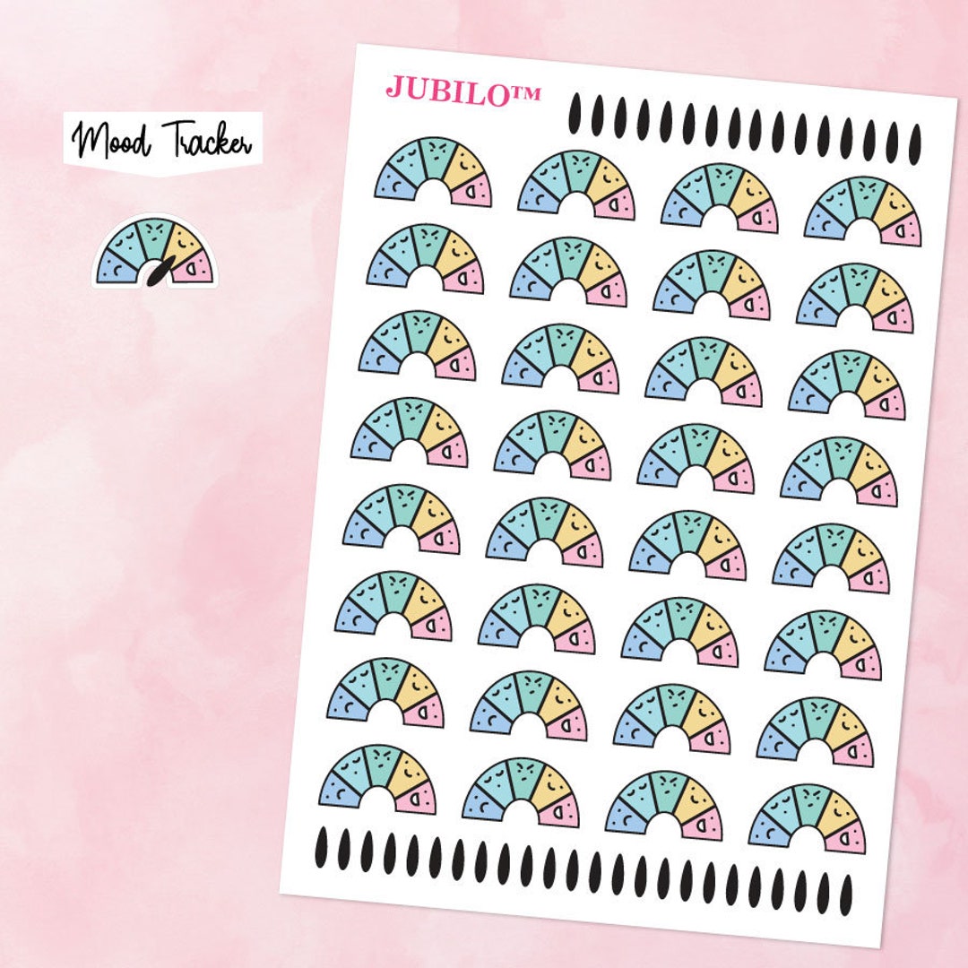 MOOD TRACKER Stickers - Etsy