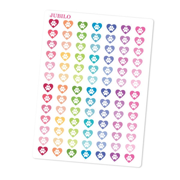PET CARE Stickers. Planner Stickers. Calendar Stickers. - Etsy