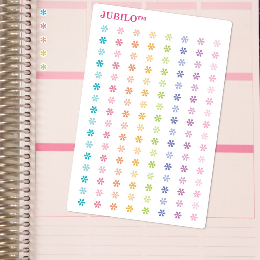Asterisk Bullet Points Planner Stickers - Fits Any Planner! - Etsy