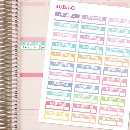 Doctors Appointment Planner Stickers Appointment Tracker - Etsy