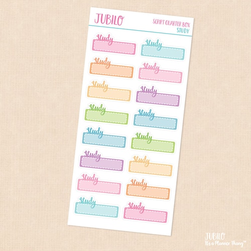 Planner Stickers School Reminders | Etsy