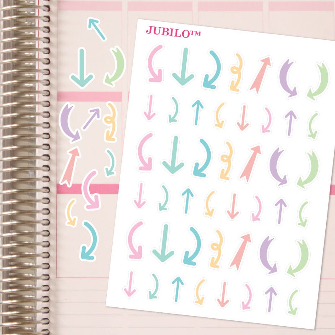DIRECTIONAL ARROWS Planner Stickers. ARROW Stickers. Planner Stickers ...