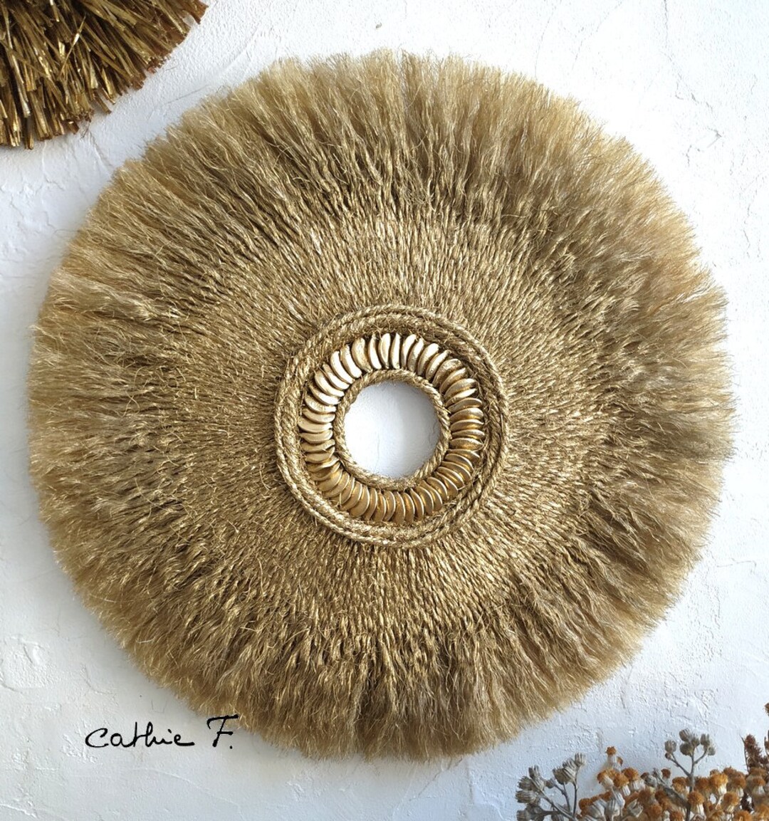 Juju Hat Pierced in Golden Rope SALTA 43 - Etsy