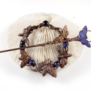 Moth Hair Brooch, Insect Hair Barrette, Decorative Hair Accessory With ...