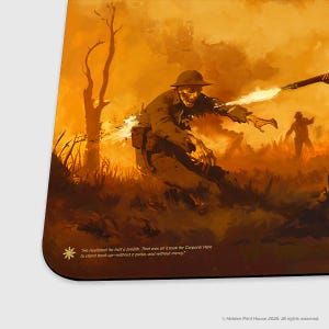 WWII Zombie Playmat “plains” | Fan Art, Magic the Gathering Inspired ...