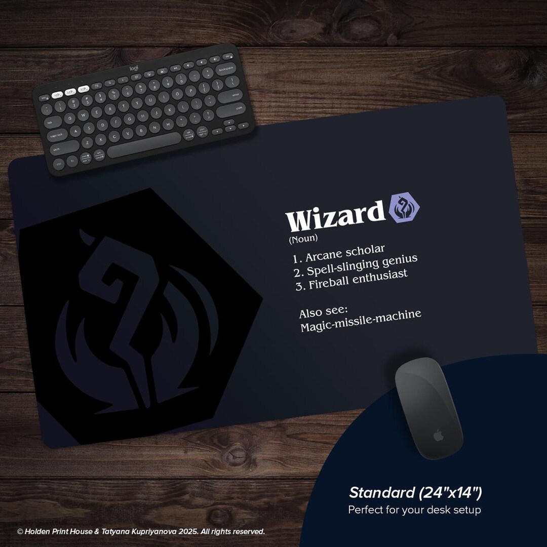Dungeons & Dragons Class Desk Mat | Dnd Gaming Mousepad 36"x12" or XL ...