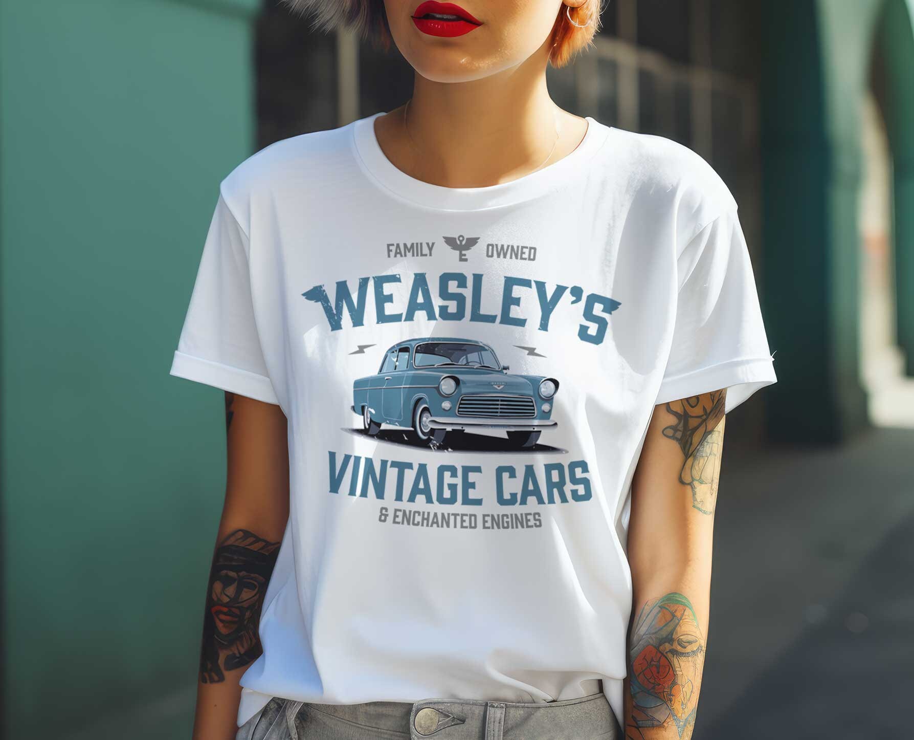 Weasley's Flying Cars Tee // Wizard Shirts, Weasley Shirt, Book Worm ...