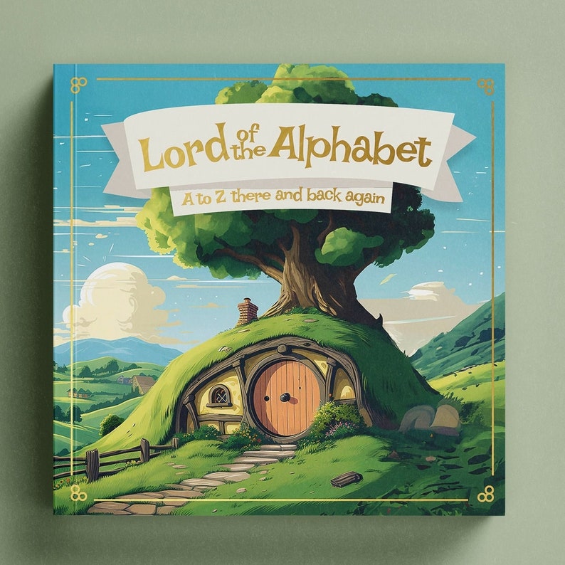 Lord of the Alphabet ABC Baby Book // LOTR Inspired Childrens Book ...