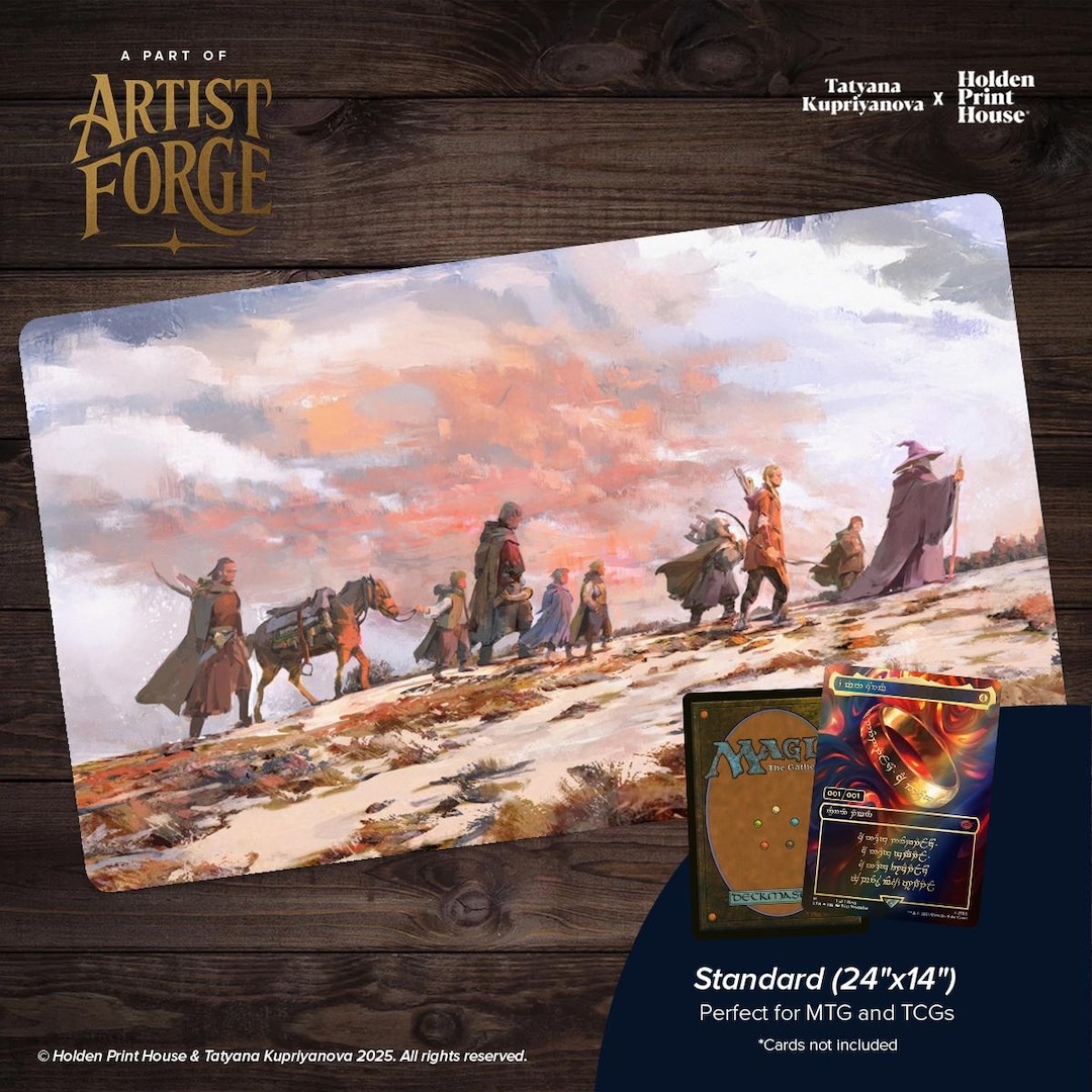 The Fellowship Playmat / Deskmat | MTG | Board Game Mat for TCG ...