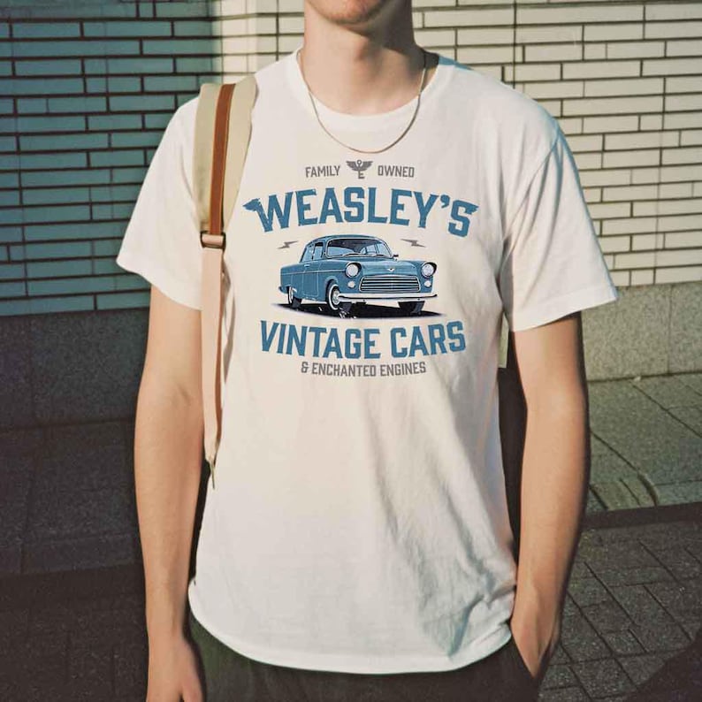 Weasley's Flying Cars Tee // Wizard Shirts, Weasley Shirt, Book Worm ...