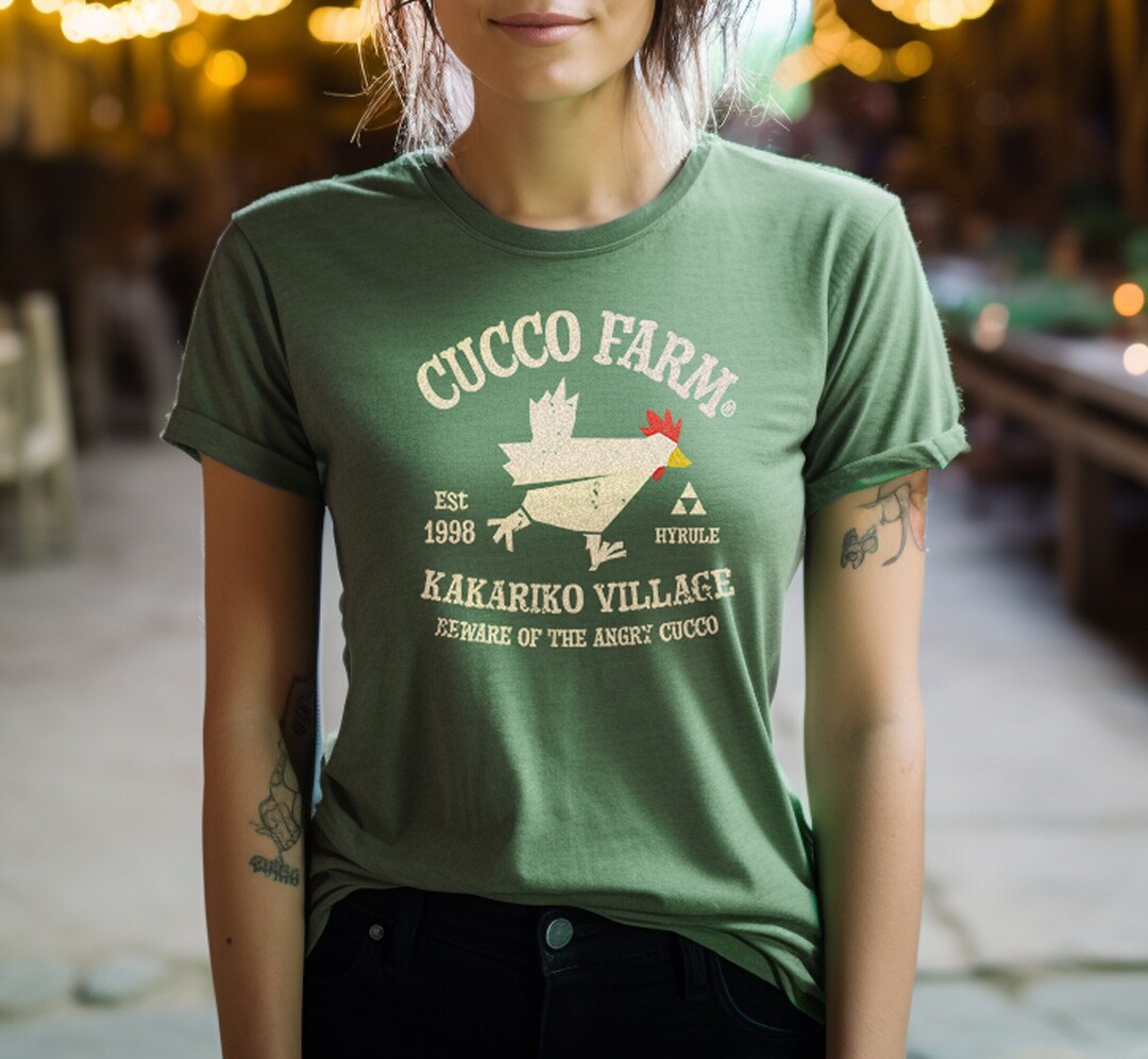 Cucco Farms Zelda T-shirt Fan Art // Legend of Zelda Shirt, the Hyrule ...