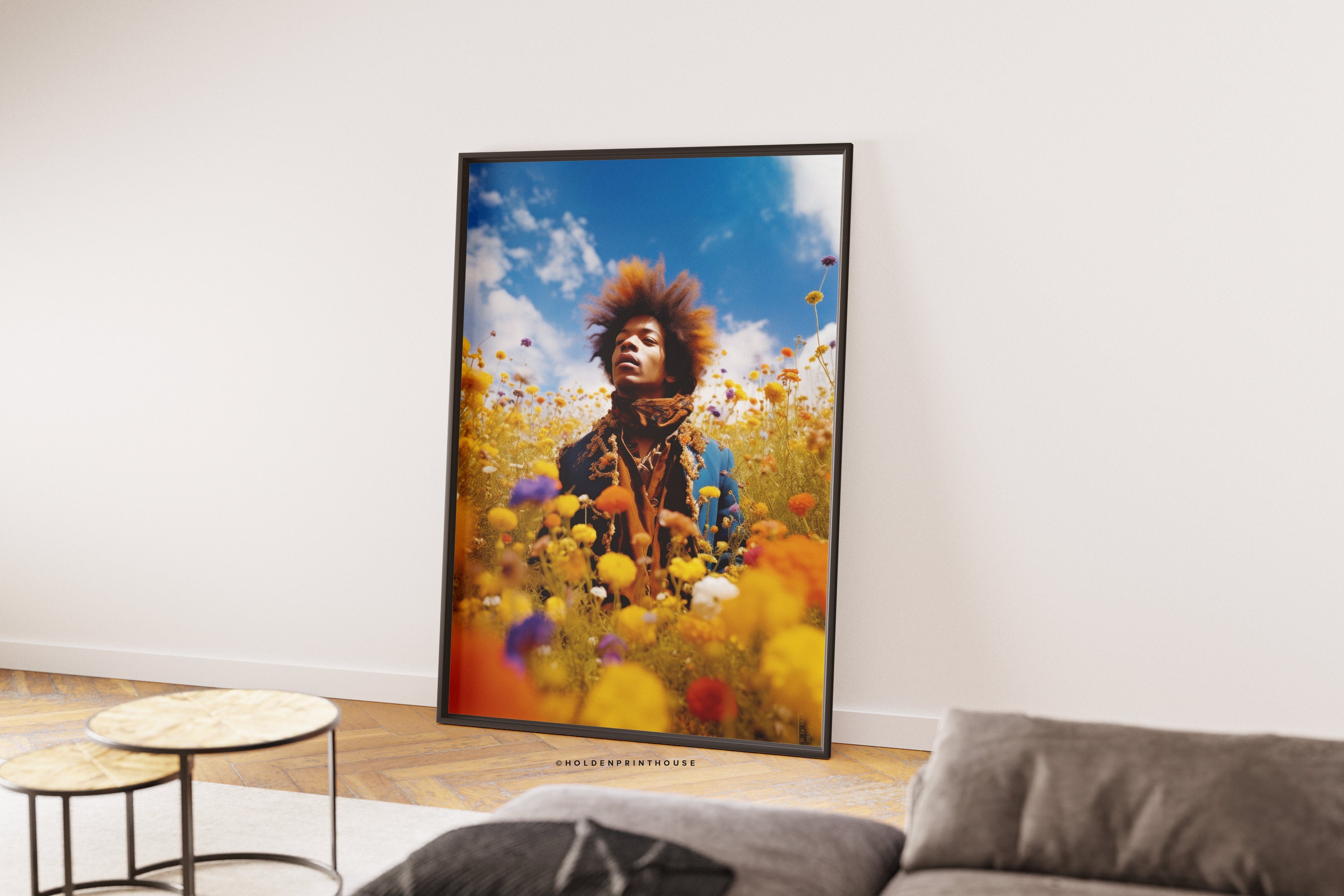 Jimi Hendrix Fan Art // Art Print, Colourful Wall Art, Home Decor, Gift ...