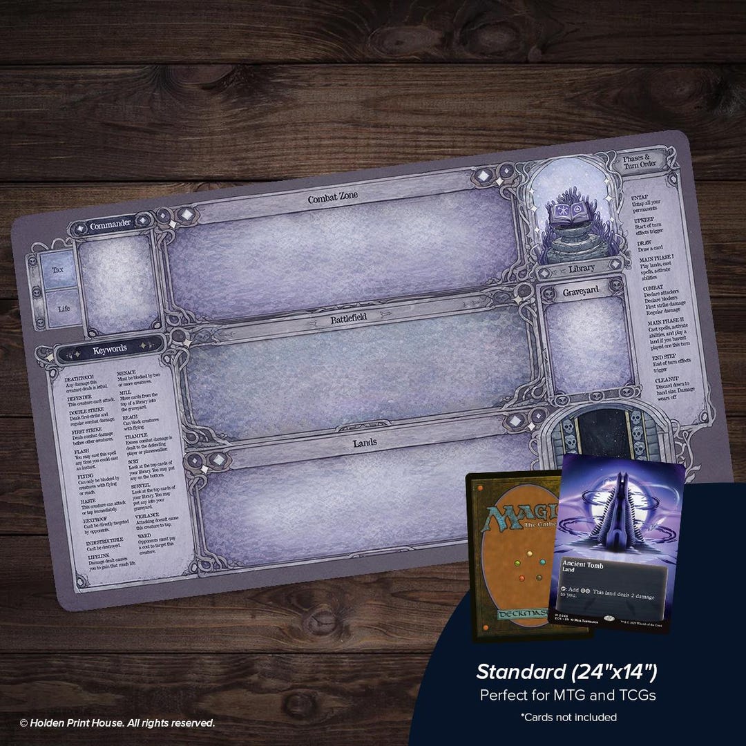 MTG Beginner Dungeon Playmat | Learn to Play Magic the Gathering Mat ...